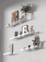 China Custom Single-Tier Acrylic Display Rack for Kitchen Bathroom Partition Living Room Storage for Household Use Includes Pot Holder for sale
