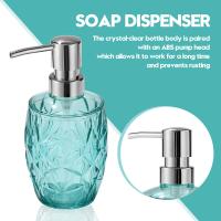 China Acrylic Hand Sanitizer Bottle for Bathroom Lotion Bottle Kitchen Dishwashing Liquid Hand Cream Soap Dispenser Bottle for sale