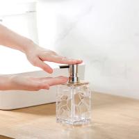 China Stylish Transparent Acrylic 4 - Piece Bathroom Toiletry Set for Organizing Soap Toothbrushes Cotton Swabs for sale