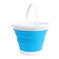 China High Quality Portable Folding Children's Outdoor Fishing & Travel Multi-Purpose Bucket Silicone Plastic Water Bucket for sale