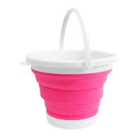 China High Quality Portable Folding Children's Outdoor Fishing & Travel Multi-Purpose Bucket Silicone Plastic Water Bucket for sale