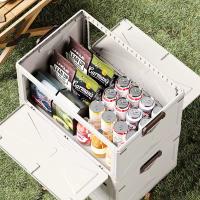 China Large Capacity Household Transparent Outdoor Convenient Folding Storage Box for Vehicle Use for sale