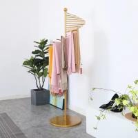 China Hot Selling Scarf and Jacket Display Rack Occupying Small Clothing Store Display Rack Floor Standing Display Rack Storage Rack for sale
