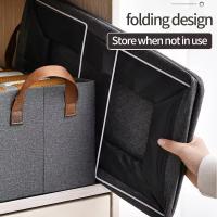 China Wholesale Wardrobe Clothes Organizer Upgraded Foldable Drawer Clothes Storage Box for Clothing Jeans with Handle for sale