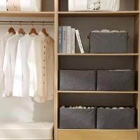 China Wholesale Wardrobe Clothes Organizer Upgraded Foldable Drawer Clothes Storage Box for Clothing Jeans with Handle for sale
