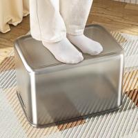 China Transparent Storage Box Desktop Living Room Kitchen Sundry Basket Toys Snacks Clothing Home Organize Box for sale
