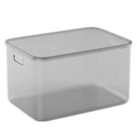 China Transparent Storage Box Desktop Living Room Kitchen Sundry Basket Toys Snacks Clothing Home Organize Box for sale