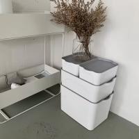 China Factory Manufacture Large Capacity Four-Piece Dustproof Plastic Clothing Storage Boxes With Lid for sale
