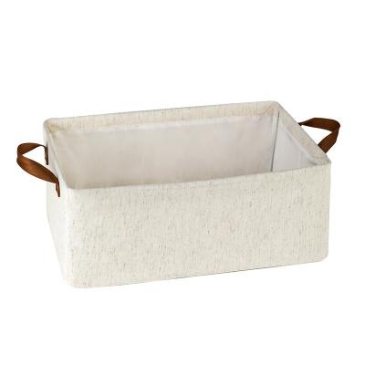 China Cotton and Linen Clothing Storage Box Home Goods Storage Basket Home Daily Clothing Storage Artifact Organizer Baskethoes for sale
