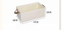 China Cotton and Linen Clothing Storage Box Home Goods Storage Basket Home Daily Clothing Storage Artifact Organizer Baskethoes for sale