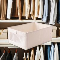 China Hot Sale Modern Design Collapsible Non-Woven Fabric Storage Boxes Square Foldable Organizers for Clothes for Home Use Ningbo for sale