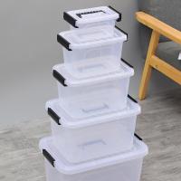 China Wholesale Custom Size Transparent Plastic Storage Box Waterproof Moisture-Proof Portable Organizer Box for Home for sale