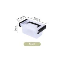 China Wholesale Custom Size Transparent Plastic Storage Box Waterproof Moisture-Proof Portable Organizer Box for Home for sale