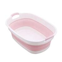 China Hot Selling Large Capacity Color Portable Storage Basket for Household Use with Handle for sale