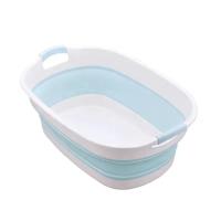 China Hot Selling Large Capacity Color Portable Storage Basket for Household Use with Handle for sale