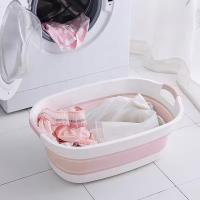 China Hot Selling Large Capacity Color Portable Storage Basket for Household Use with Handle for sale