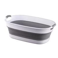 China Hot Selling Large Capacity Color Portable Storage Basket for Household Use with Handle for sale