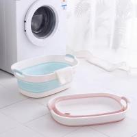 China Hot Selling Large Capacity Color Portable Storage Basket for Household Use with Handle for sale