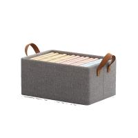 China Hot Sales Foldable Cloth Storage Box Detachable Clothing Organizer for Living Room Use for sale