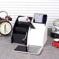 China Portable Organizer TV Air Conditioner Remote Control Tissue-Storage Bins Cosmetic Plastic Storage Box for Home Office for sale