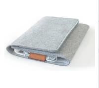 China Large Capacity Stationery Pen Bag Felt Multifunctional Notebook Cover Advertising Gift Pencil Mobile Phone Storage Bag for sale