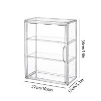 China Wholesale Cosmetic Storage Box Desktop Storage Dustproof Lipstick Mask Skin Care Display Rack Transparent Storage Box for sale