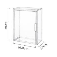 China Wholesale Cosmetic Storage Box Desktop Storage Dustproof Lipstick Mask Skin Care Display Rack Transparent Storage Box for sale
