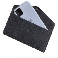 China Wholesale Classic Design Felt Storage Bags Mobile Phone Glasses Coin Wallet Card Ear Power Cord Vacuum Compressed Gift Bags for sale