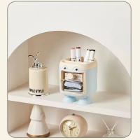 China Manufacturer Wholesale Cute Dustproof Creative Pig Cosmetics Stationery Pen Holder Storage Office Desktop Storage Box for sale