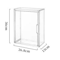 China Factory Wholesale Dustproof Desktop Organizer Transparent Multi-layer Cosmetic Storage Box for Lipstick Skin Care for sale