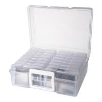 China Modern Rectangle Trading Card Storage Box Kids Toys Organizer Injection PP Plastic New for Photo Storage for sale