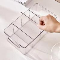 China Modern Plastic Home Desktop Cosmetic Storage Box Transparent Four Compartments Sustainable Organizer Coffee Capsule Storage for sale