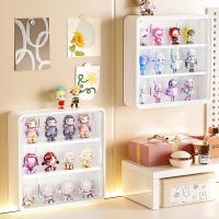 China Modern Design Large Capacity Transparent Mystery Box Organizer Plastic Wall-Mounted Blind Box Display Stand with Compartments for sale