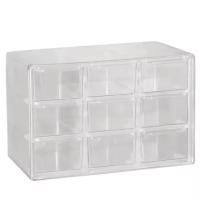China Factory Wholesale Multi-Layer Plastic Drawer Clear Organize Box Dust-Proof Partition Jewelry Display Rack Desktop Storage Box for sale