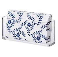 China Creative Acrylic Desktop Tissue Box Square Napkin Holder Home Hotel Western Restaurant Vertical Storage Insert Paper Box Kitchen for sale