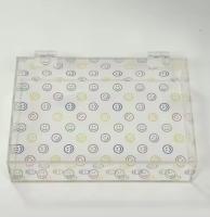 China Custom Acrylic Smiley Face Office Organizer Creative Color Desktop Storage Pen and Document Holder for Living Room for sale