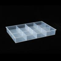 China Factory Direct Modern Design 12-Grids Transparent PP Storage Box Bead Jewelry Display Case with Fixed Cover Injection Technics for sale