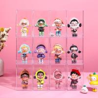 China High Quality Wall-Mounted Clear Acrylic Display Case Dustproof Protection Showcase for Action Figures Toys Collectibles for sale