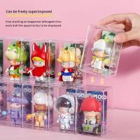 China High Quality Wall-Mounted Clear Acrylic Display Case Dustproof Protection Showcase for Action Figures Toys Collectibles for sale