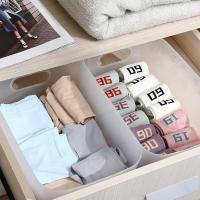 China Transparent Plastic Desktop Makeup Box Jewelry Underwear Storage Organizer for Home Office for sale