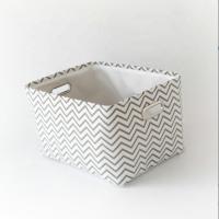 China Portable Cloth Tabletop Folding Box Storage Box Clothing Toy Storage Basket Closet Drawer Type Thick Storage Basket for sale