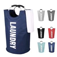 China Wholesale Freestanding Style Oxford Cloth Laundry Basket Collapsible Clothes Basket for Home for sale