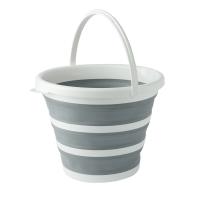 China Plastic Collapsible Large Capacity Bucket Portable Square Shape Retractable Folding Bucket with Towel for Home Outdoor for sale