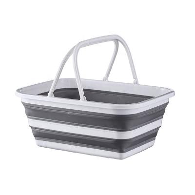 China Factory Wholesale High Quality Portable Large Capacity Save Space Foldable Household Storage Bucket for Family Clothing Storage for sale