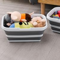 China Factory Wholesale High Quality Portable Large Capacity Save Space Foldable Household Storage Bucket for Family Clothing Storage for sale