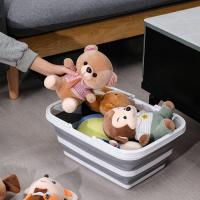 China Factory Wholesale High Quality Portable Large Capacity Save Space Foldable Household Storage Bucket for Family Clothing Storage for sale