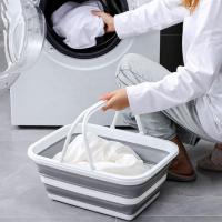 China Factory Wholesale High Quality Portable Large Capacity Save Space Foldable Household Storage Bucket for Family Clothing Storage for sale