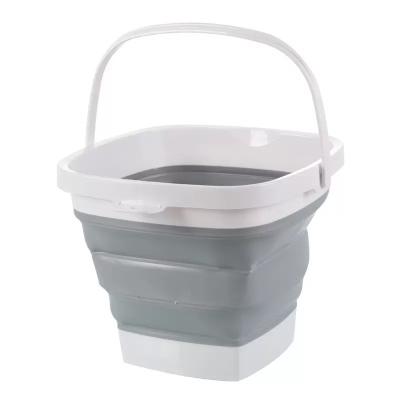 China Factory Hot-Selling Wholesale Household Silicone Gel Fold Portable Durable Large Capacity Bucket for Kitchen Vegetable Washing for sale