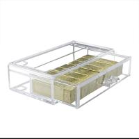 China Transparent Acrylic Makeup Storage Box Drawer Top Beauty Skin Care Products Desktop Finishing Cosmetics Living Room Suitable for sale