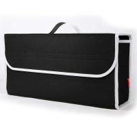 China Round Folding Car Felt Kit Trunk Storage Bag Truck Felt Storage Tote Bag for sale